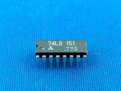 6 x Genuine 74LS151 74LS151N Matsuchita 8-Input Multiplexer DM74LS151N ...