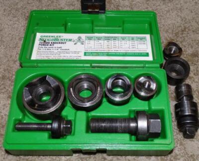 GREENLEE SLUG BUSTER KNOCKOUT PUNCH SET 7235BB PLUS EXTRAS | eBay