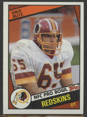 1984 Topps #379 Dave Butz Washington Redskins | eBay