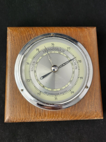 Vintage Wood Regen Veranderlich Schon Decorative Wall Hang Barometer ...