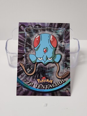 Pokemon Topps Tentacool #72 - Rays Textured Foil 2nd Print (NM) | eBay