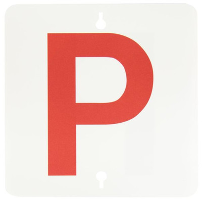 Streetwize Suction Double Sided P Plates White/Red & White Green - PP1S ...
