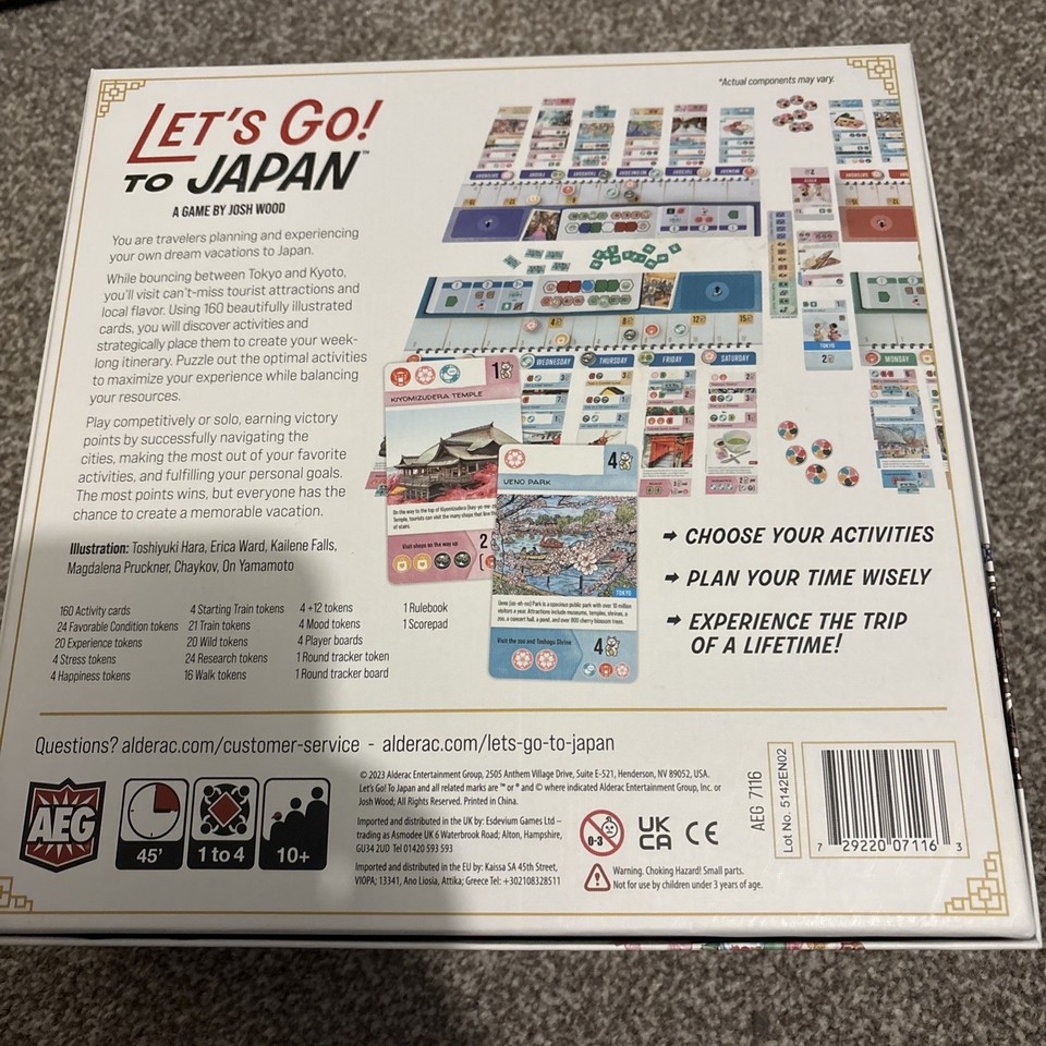 Let's Go! To Japan Board Game | eBay UK