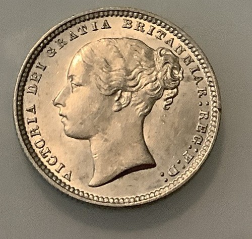 A Queen Victoria I ( Young Head ) Practically Uncirculated 1877 One ...