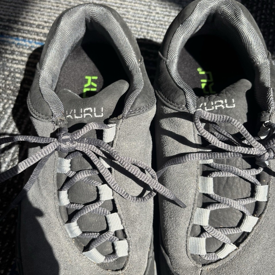 Kuru Chicane Shoes Mens Size 11 Wide Gray Low Top Lace Up Walking ...