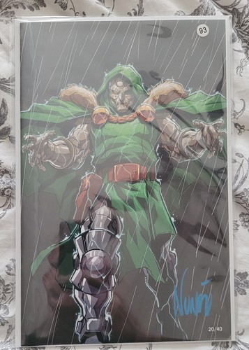 Shadow Rain Dr. Doom Sketch By Eddie Nunez | eBay