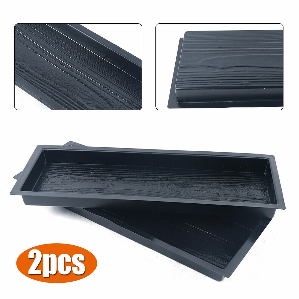 Wood Grain Stepping Stone Mould Wall Mold Cement Bricks Maker Mold Re ...