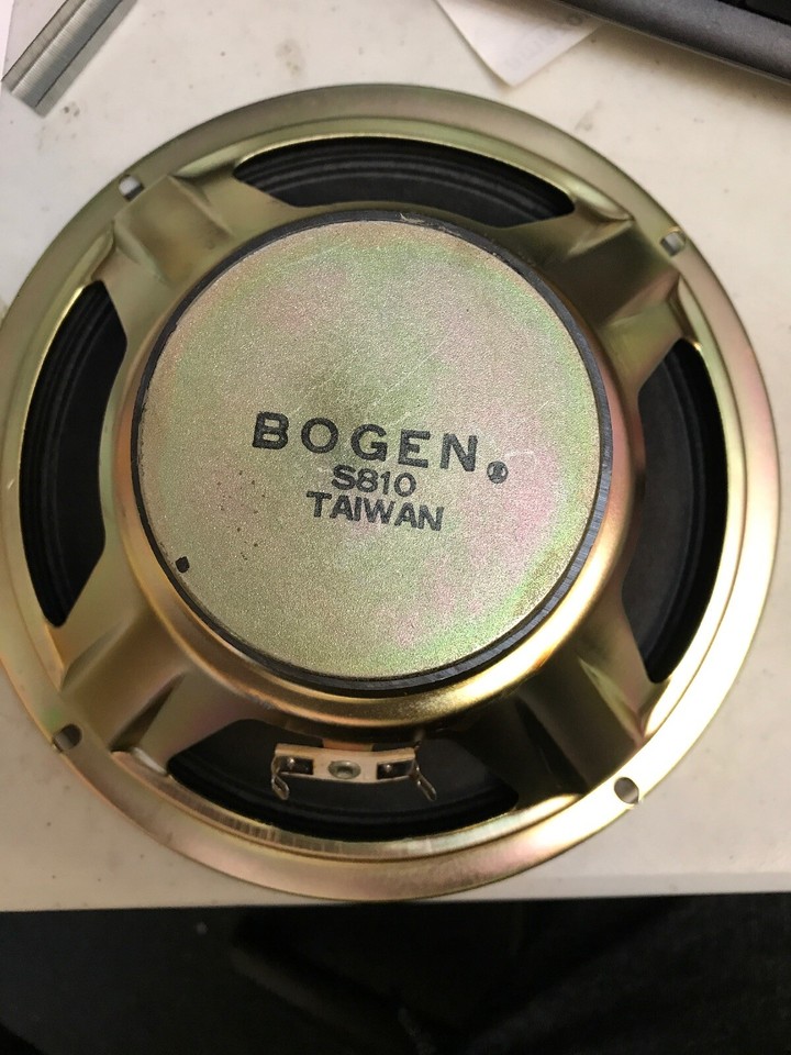 Bogen S810 8" Speaker, 8 Ohm, 15 Watt | eBay