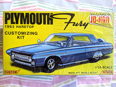 **NIB! VINTAGE JO-HAN "1963 PLYMOUTH FURY HARDTOP" MODEL KIT **NIB ...