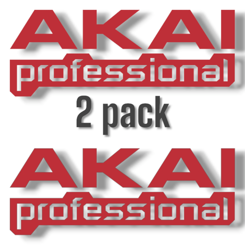 2 Pack - AKAI True Sound Audio 6" Premium Vinyl Decal Stickers, 5 Yr ...