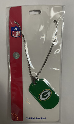 NFL Officially Licensed Neck Tag Dog Tag Necklace GREEN BAY PACKERS | eBay