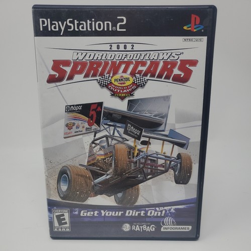 World of Outlaws: Sprint Cars (Sony PlayStation 2, 2002) PS2 Complete w ...