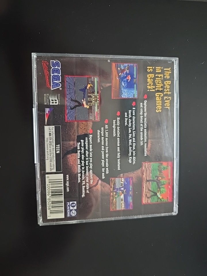 Virtual Fighter 2 by SEGA PC Collection CD-ROM *Case only* 10086850581 ...