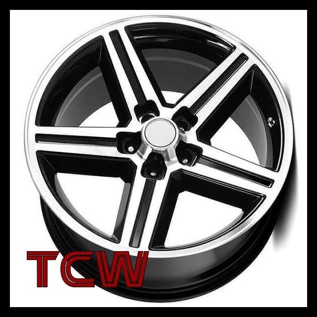 (4) 17" CHEVY IROC Z 1987 WHEELS 17X8" BLACK RIMS 5X4.75" 4.5" BS FIST ...