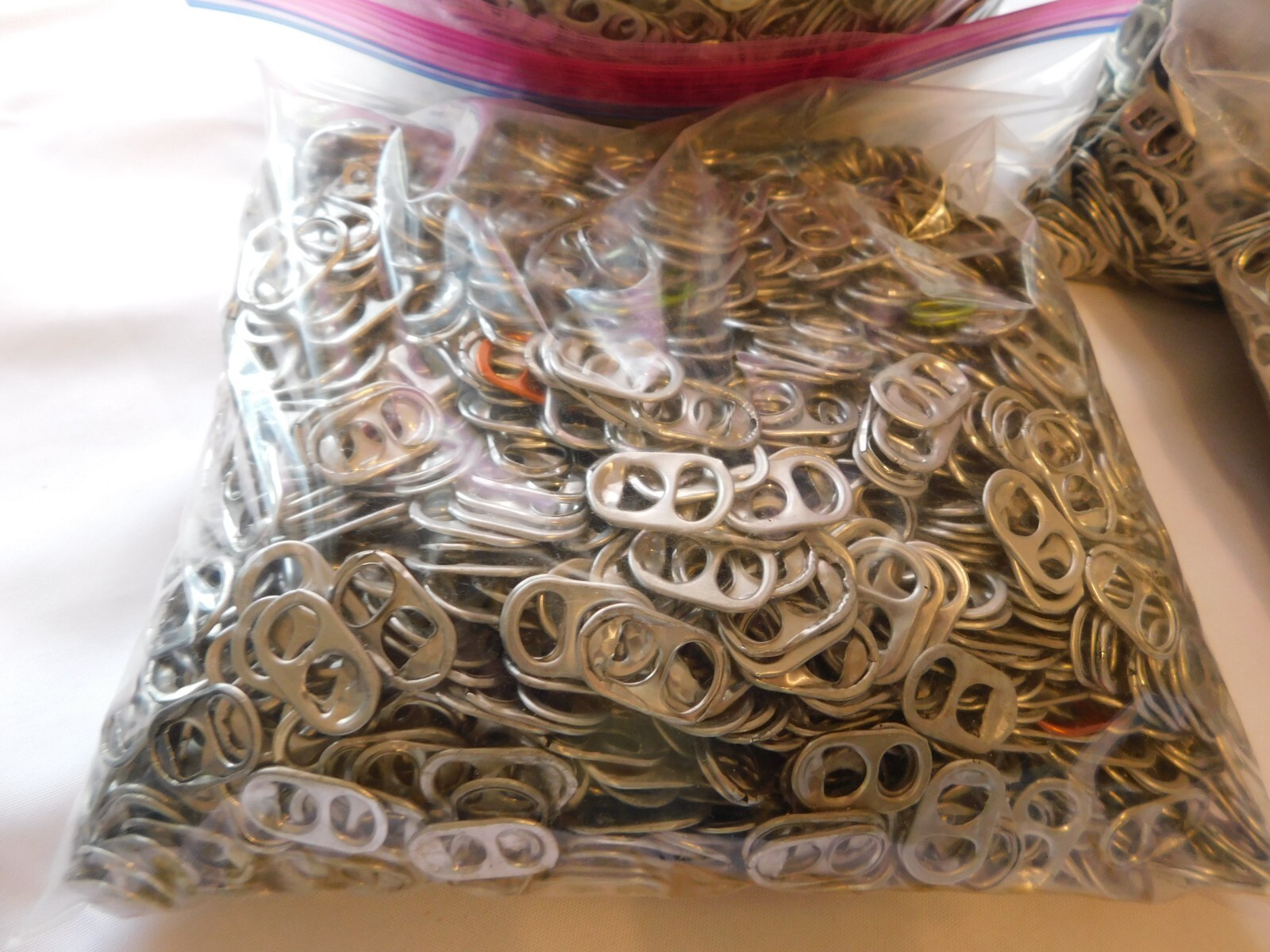 9 pounds LB soda beer pop pull tabs tops aluminum can craft project ...