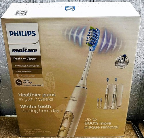 Philips Sonicare PerfectClean Rechargeable Toothbrush, 2-pack - HX7514 ...