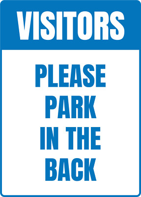 Safety Signage - Visitors