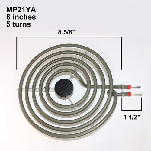 4PK MP22YA Electric Range Burner Element Unit Set 2 pc MP15YA 6" 2 pc ...
