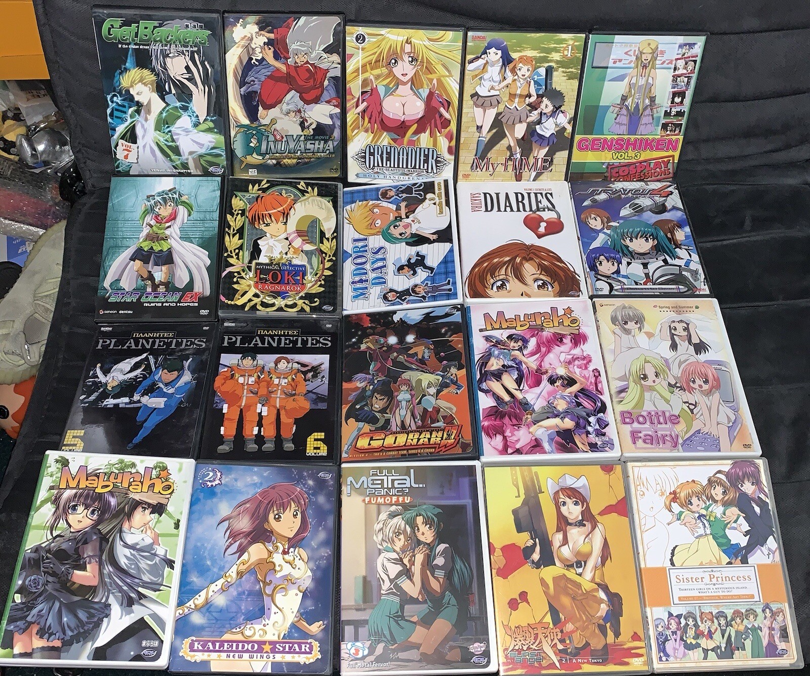 JAPANESE ANIME DVD LOT OF 85 DVDS MANGA ADV FILMS GENEON BANDAI ...