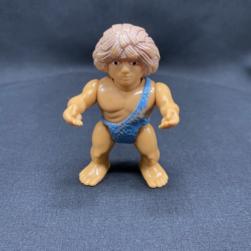 Vintage 1987 Playskool Definitely Dinosaurs Caveman Figure Blue Loin ...