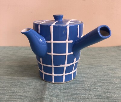 Blue & White Japanese Side Handle Teapot | eBay
