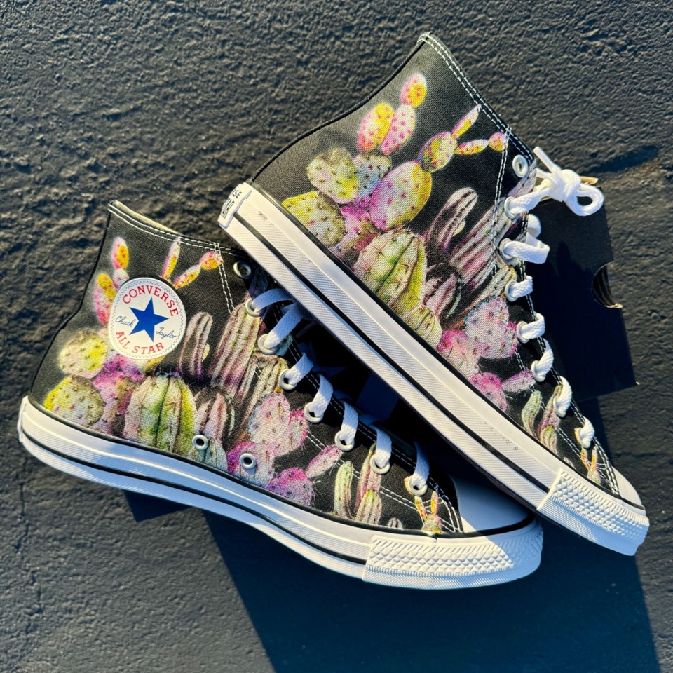 Customized Cactus and Succulents Converse Chuck Taylor Shoes for Men ...
