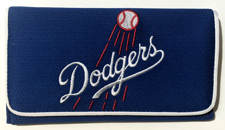 Los Angeles Dodgers MLB Organizer Mesh Wallet LA Clutch Womens Purse ...