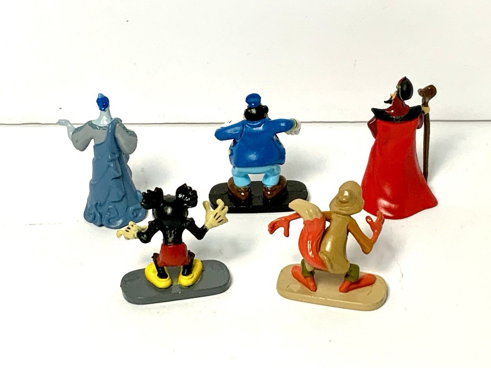 Lot Of 5 Disney Figures-Hades, Pete, Jafar, Evil Zombie Mickey & Brer ...