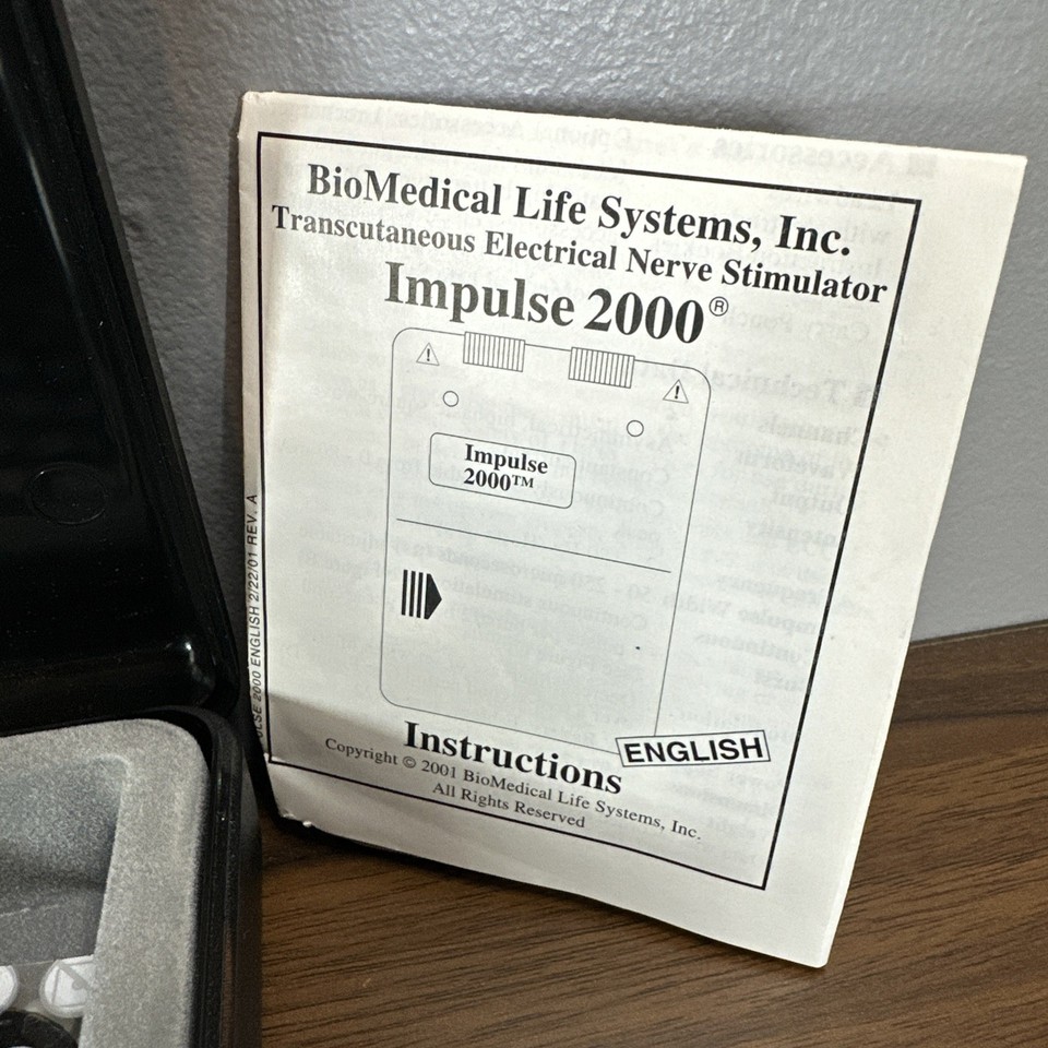 BioMedical Life Systems Electrical Nerve Stimulator Impulse 2000 Transcutaneous | eBay