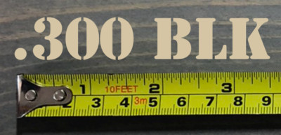 .300 300 BLK Sticker Decal 3.5" Blackout AAC Ammo Can Box Label ...