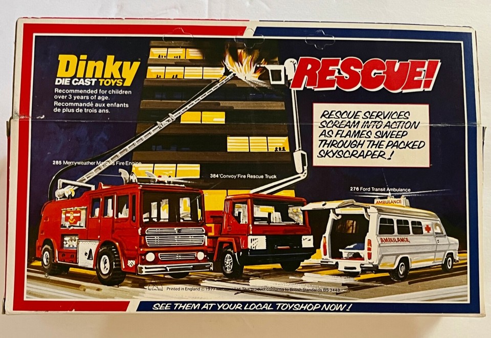 Dinky Toys No 266 ERF Fire Tender Engine in Original Box Unused 1977 | eBay