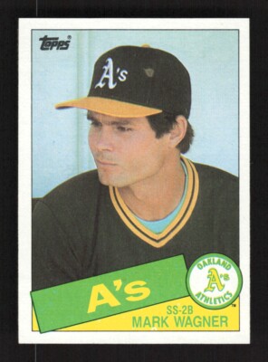 1985 Topps Baseball Mark Wagner #581 Oakland Athletics | eBay
