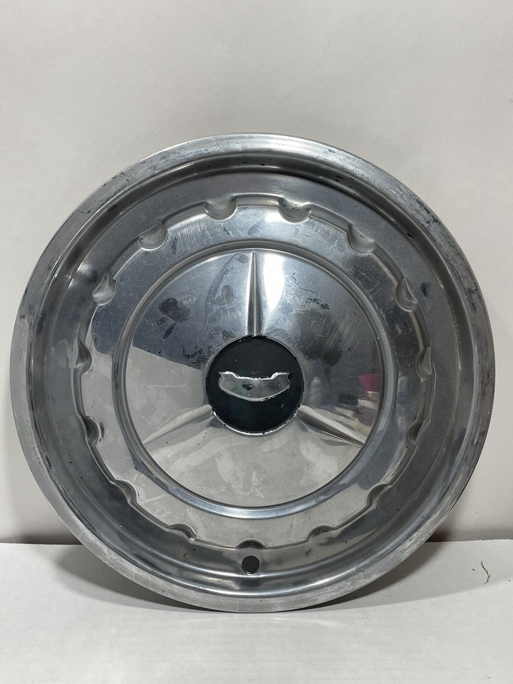 1957 Chevrolet Hubcaps Original Set 14" Wheel Covers BARN FIND Vintage ...