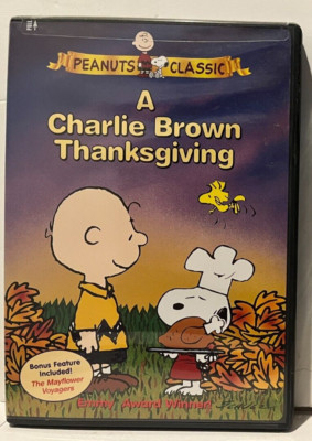 A Charlie Brown Thanksgiving DVD - Paramount - Snoopy Woodstock Peanuts ...
