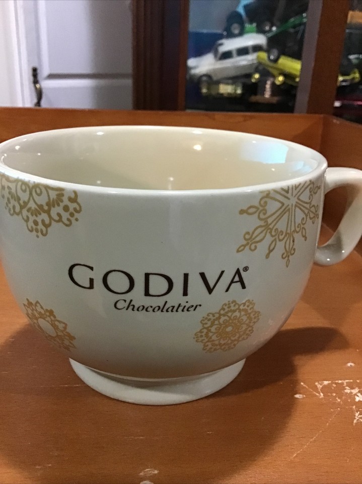 GODIVA CHOCOLATE COFFEE MUG. GODIVA CHOCOLATE MUG. Art Deco Mug. B152 ...