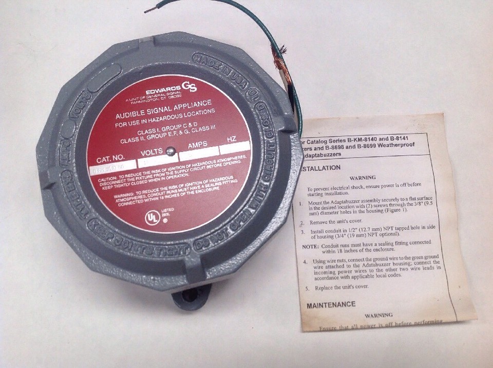 General Signal Adaptabuzzer B-KM-8140-N5 | eBay