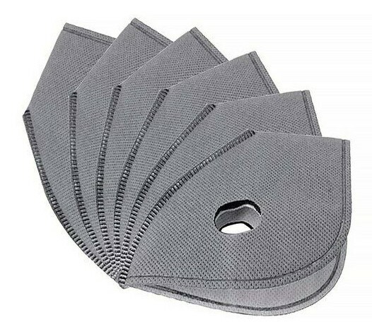 Activated Carbon Filter Replacement For Sports Face Mask Air Purifying ...