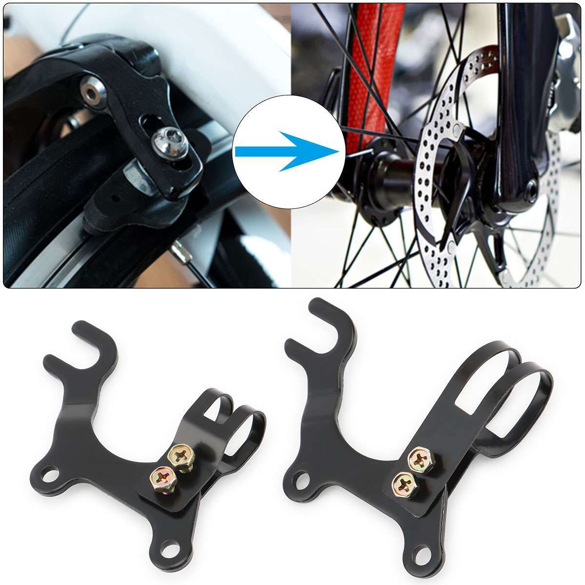 Bike Disc Brake Bracket Adapter Mountain MTB Bicycle Frame Conversion ...