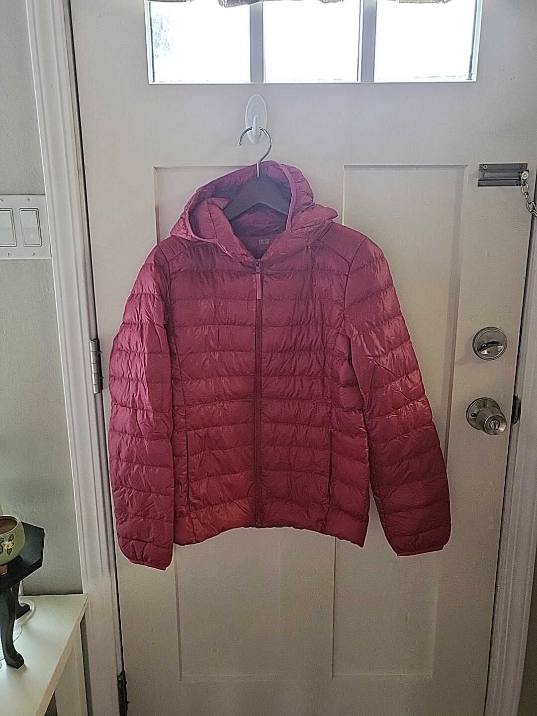 UNIQLO Pink Ultra Light Down Puffer Jacket Small - Gem