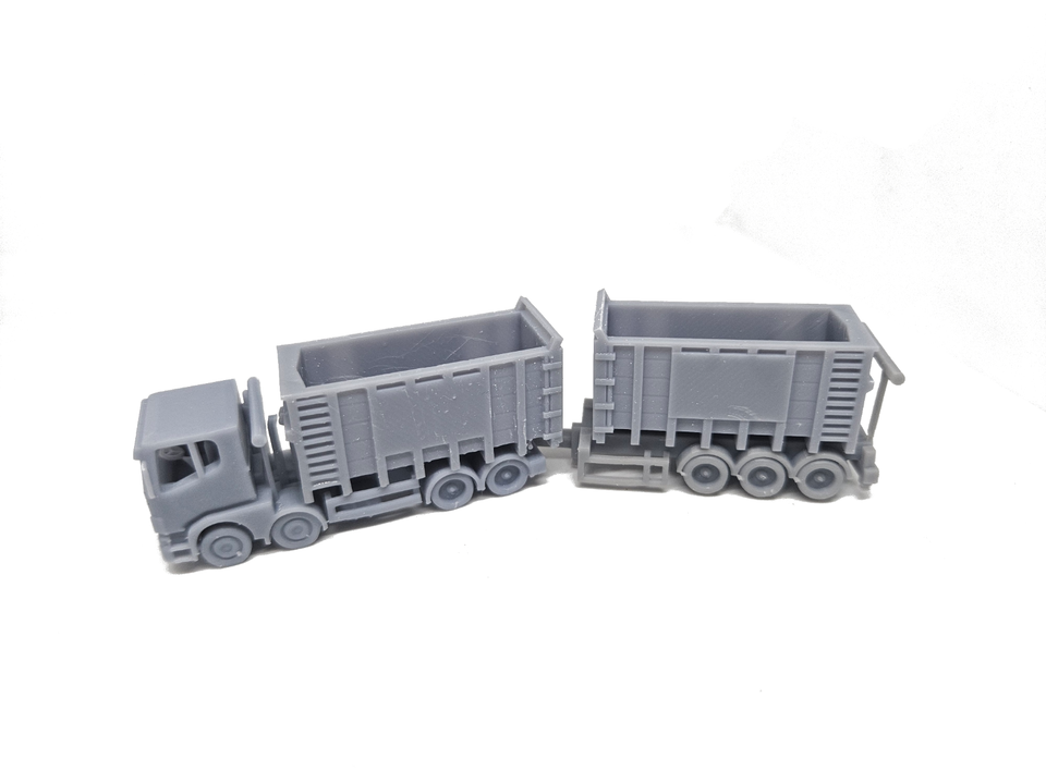 N Gauge RORO Lorry and Trailer Model Railway Scenery | eBay UK
