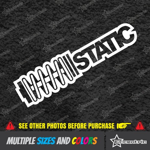 STATIC V2 Coilover Vinyl Decal Sticker Low Car Window Slam Racing ...