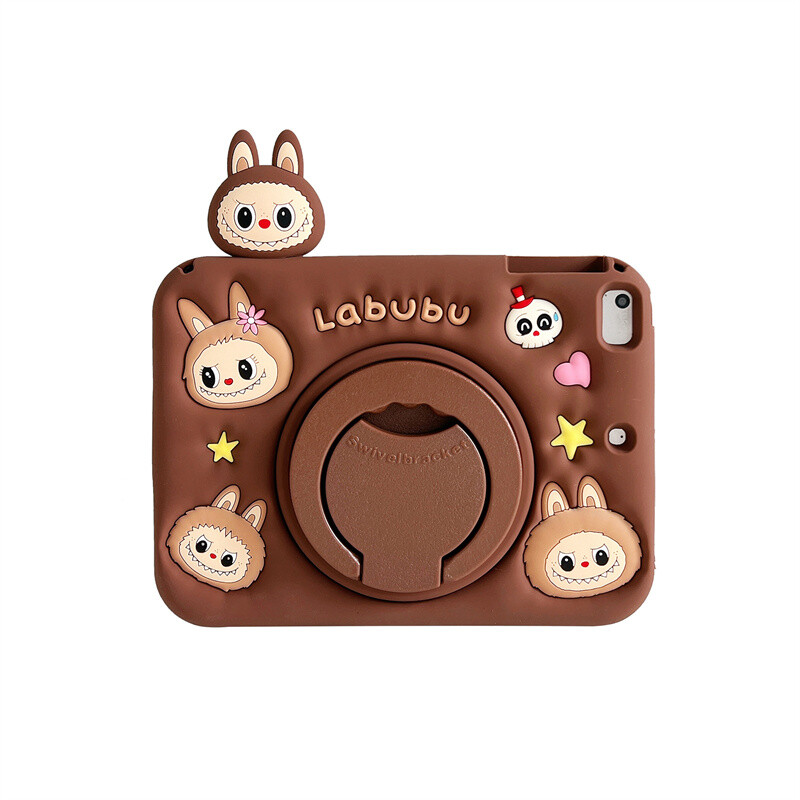 For iPad 11 10th 10.9" 9 8 7 mini 6 5 4 3 Air 1 Pro LABUBU Shockproof ...