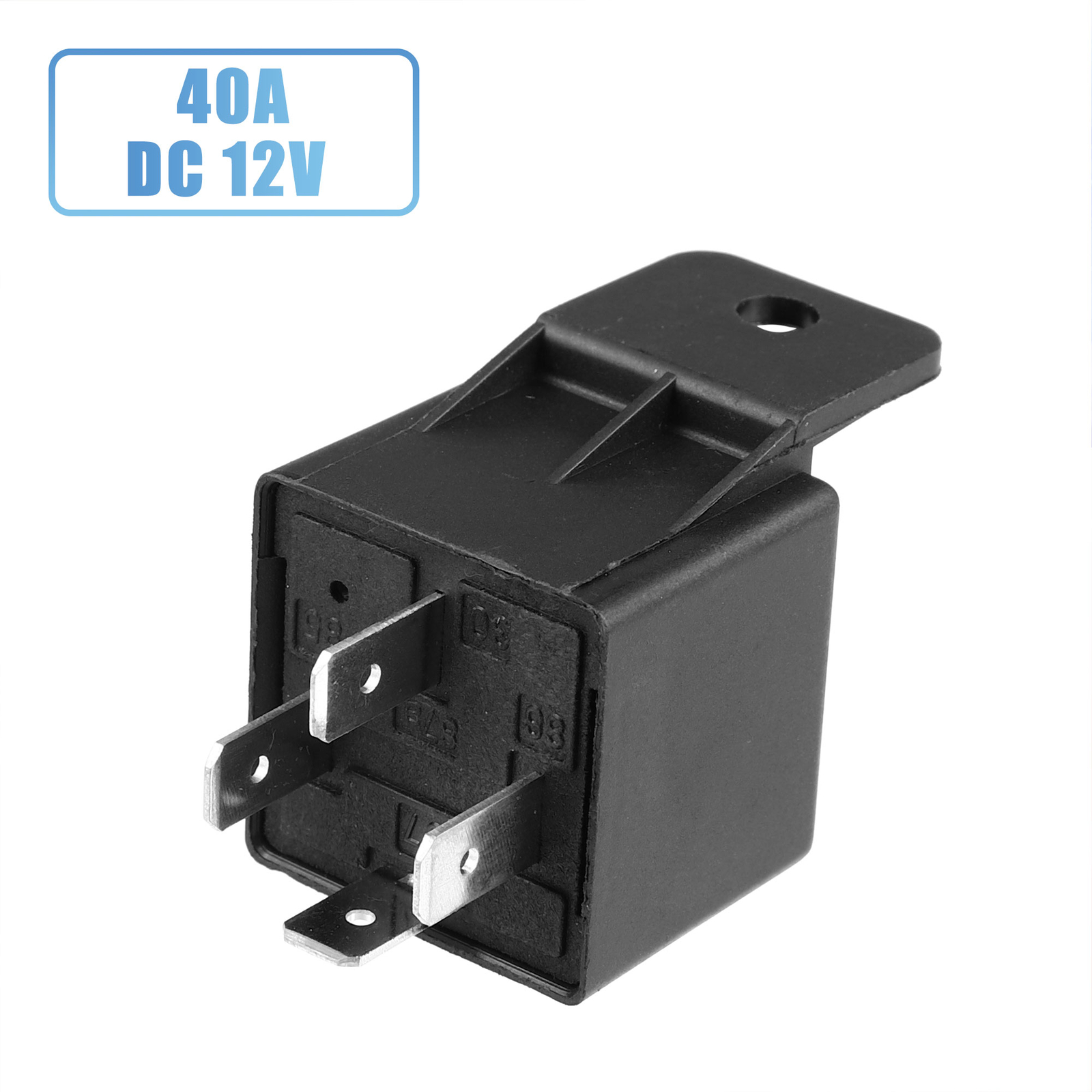 Universal Car Relay 4 Pin 12V 40Amp SPST Model JD2912-1H-12VDC Relay ...