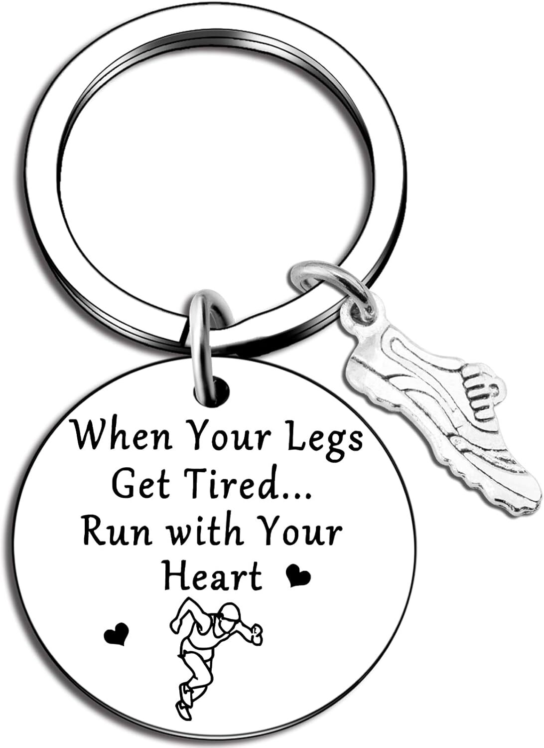 Track and Field Gifts for Runners Men Women Running Keychain ...