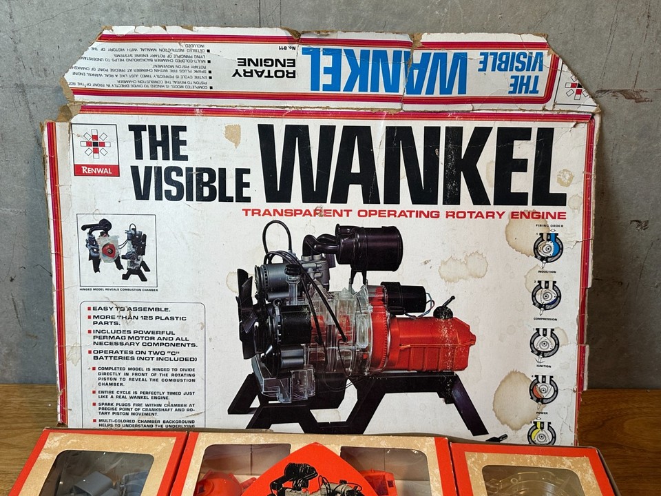 Renwal The Visible Wankel Rotary Engine Model Kit No. 811 NEW & SEALED ...