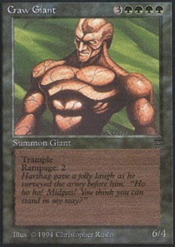 Heavy Play x 1 Craw Giant Legends | eBay