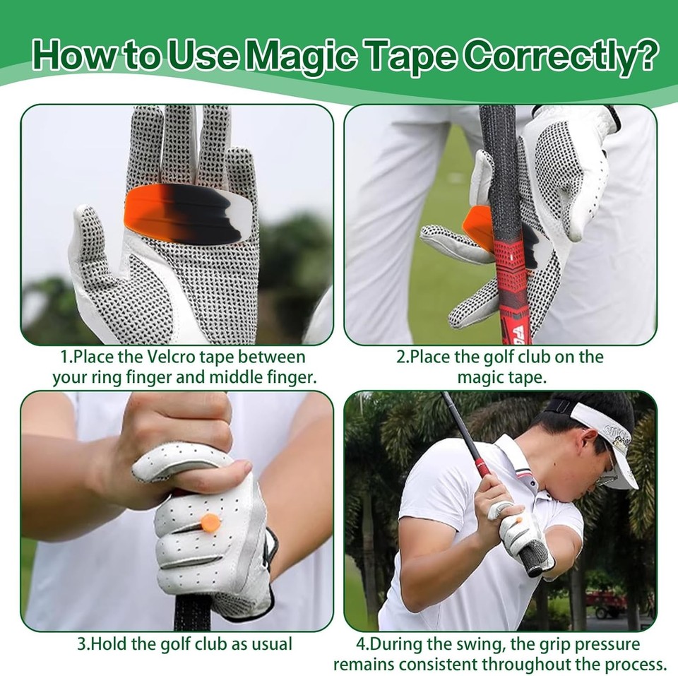 2-Pack T Grip Golf Training Aid for Proper Grip, Swing Accuracy ...