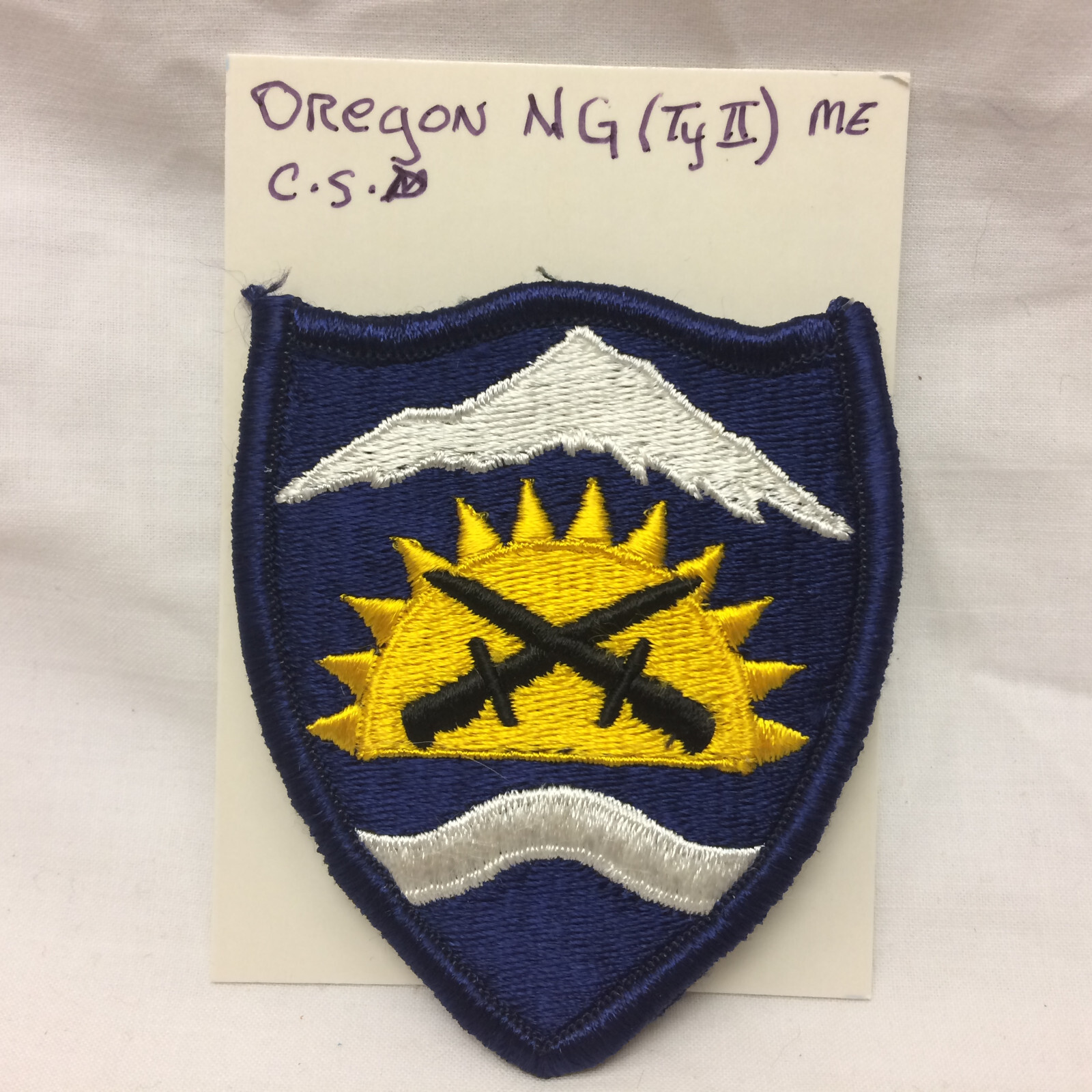 Vintage Military Patch Oregon Army National Constabulary Force Blue ...