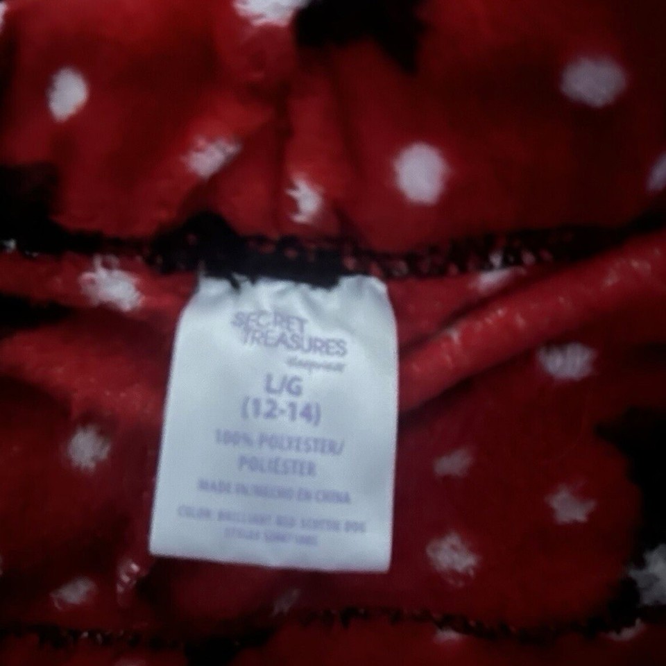Women’s Secret Treasures Red With Yorkshire Terriers Size Large (12-14 ...