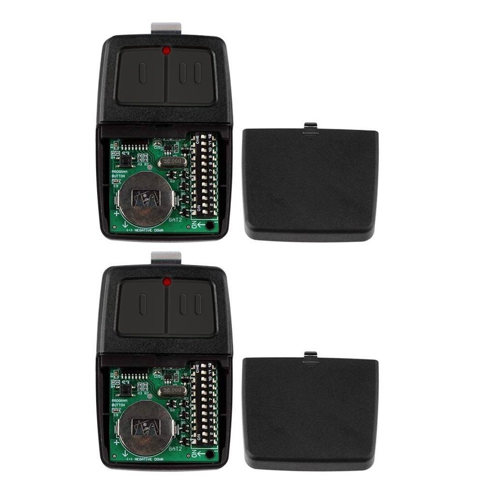 2PCS For Clicker 375LM 375UT KLIK1U Garage Gate Door Opener Remote ...